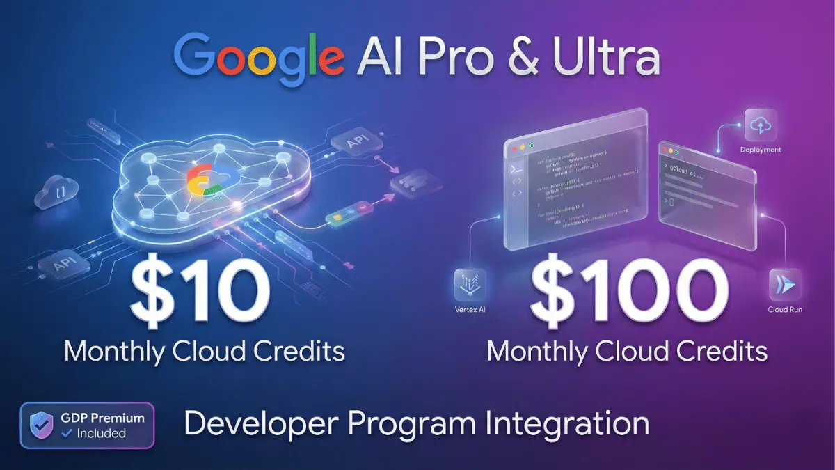 Google Integrates Developer Credits into AI Pro & Ultra Plans