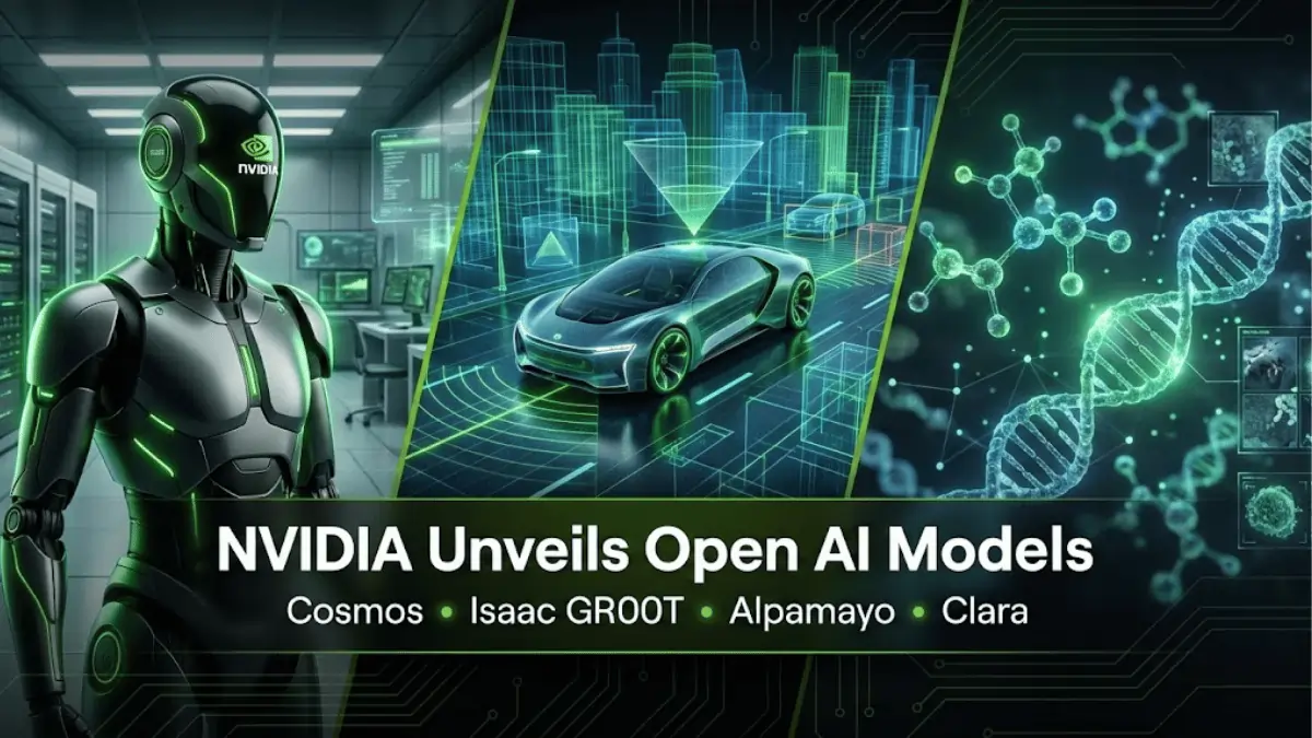 NVIDIA Releases Open AI Models for Robots & Self-Driving